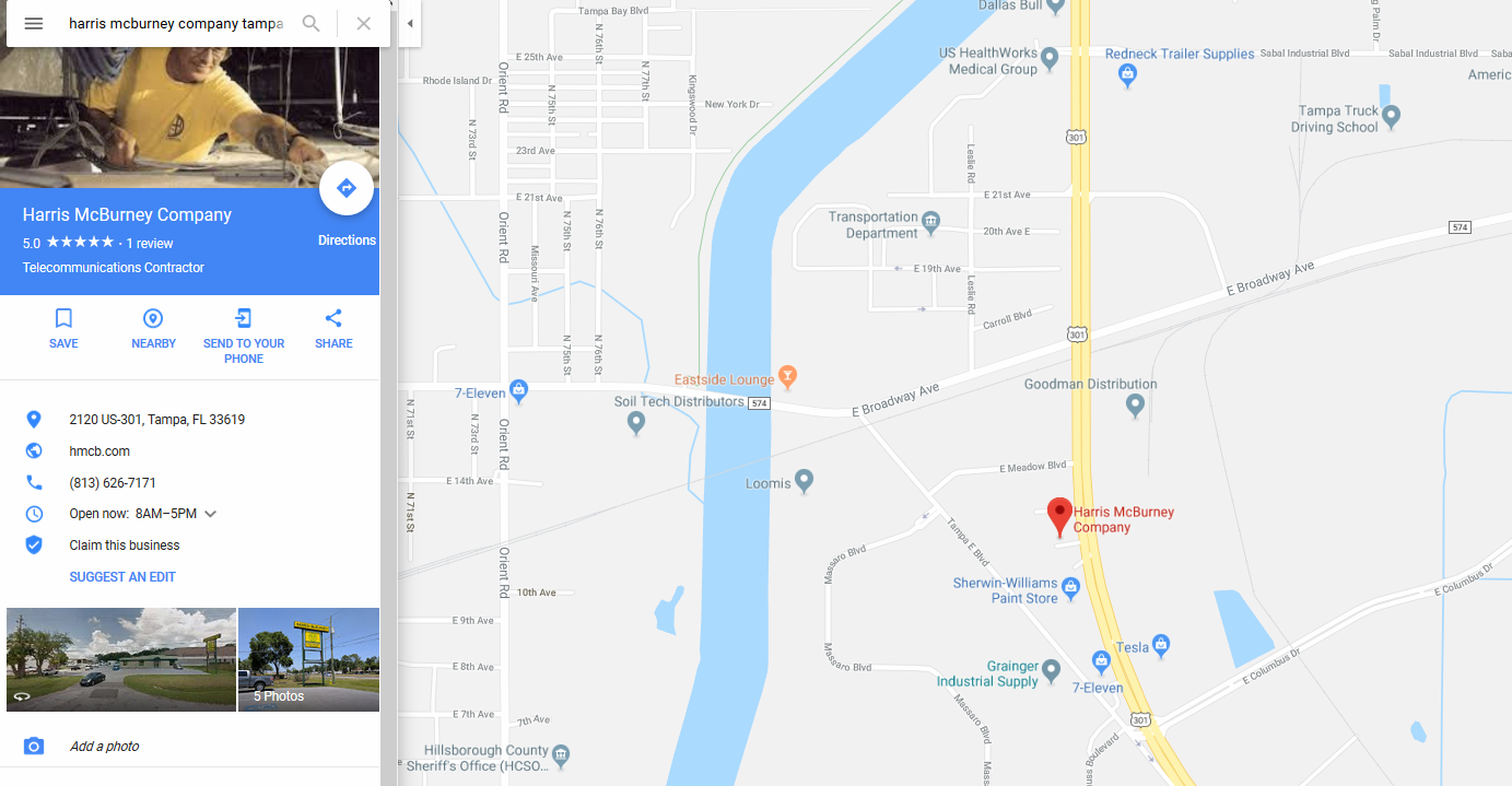 hmcb-map - Harris-McBurney Company | Outside Plant Installer ...